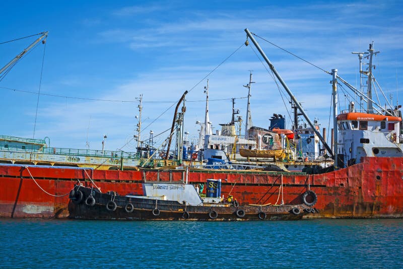 Red Rust Tug Boat Stock Photos - Free & Royalty-Free Stock Photos from ...