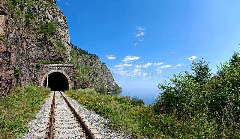 Old Tunnel on Circum-Baikal Railway Stock Photo - Image of architecture ...