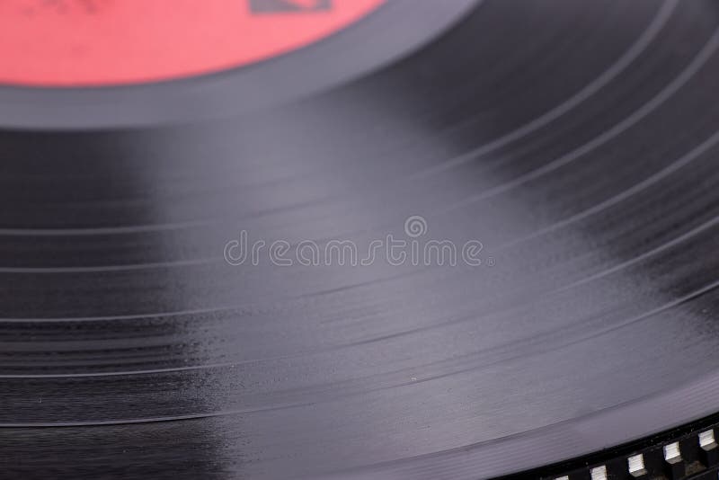 Close Plan of the Pickup on the Plate. Stock Photo - Image of radio ...