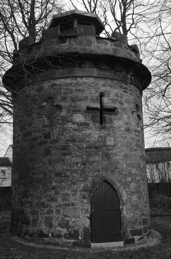 Old Turret stock photo. Image of slit, tower, turret - 48853764