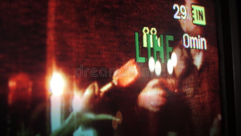 Old TV Screen with Interference and Vhs Filter Stock Footage - Video of ...