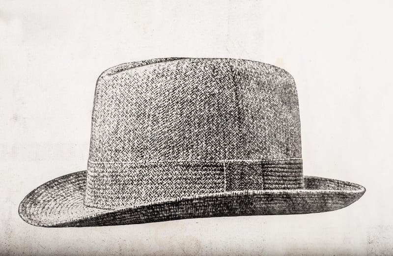 Old Tweed Hat Drawing Stock Illustrations – 58 Old Tweed Hat Drawing ...