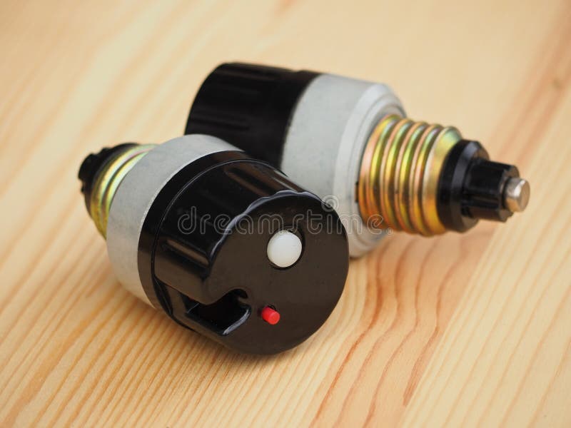 Old type electrical fuses stock image. Image of overload - 262115989