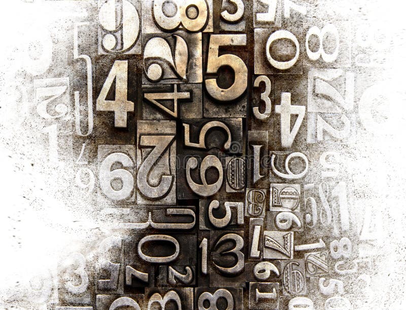 Old metal numbers stock photo. Image of retro, block - 26948028