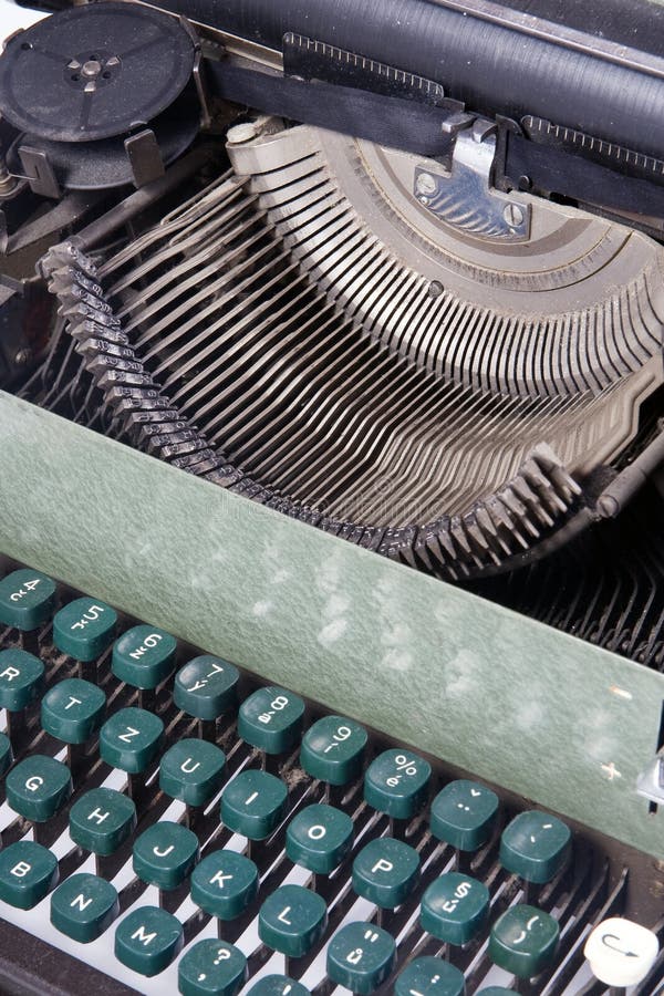 Old typewriter stock photo. Image of reporter, editor - 15006334