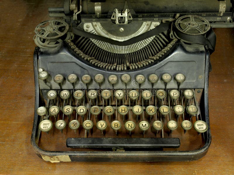 Old typewriter stock photo. Image of nostalgia, blank - 18163138