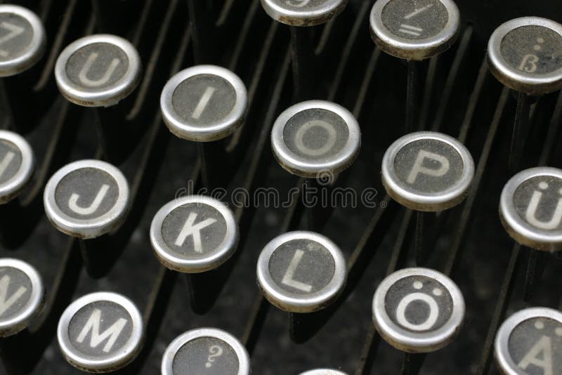 Old typewriter stock image. Image of keys, write, type - 491061