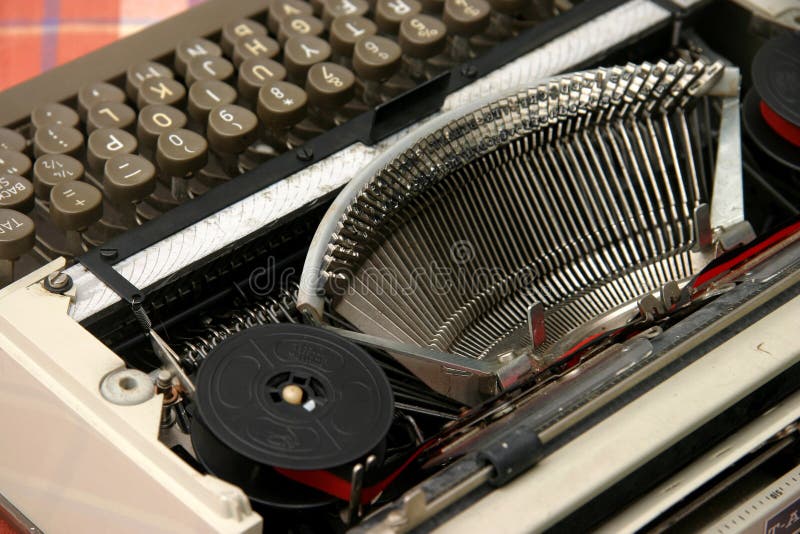 Antique typewriter stock photo. Image of stylish, typewriter - 6430386