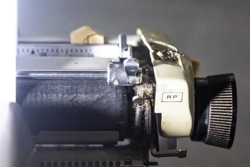 An Old Typewriter. Antiquity from the Old Age Stock Image - Image of ...