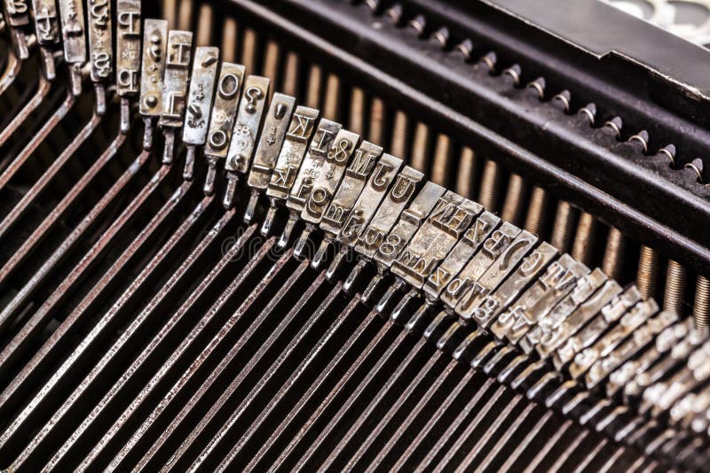 Typewriter letters stock image. Image of typewriter, letters - 52123551