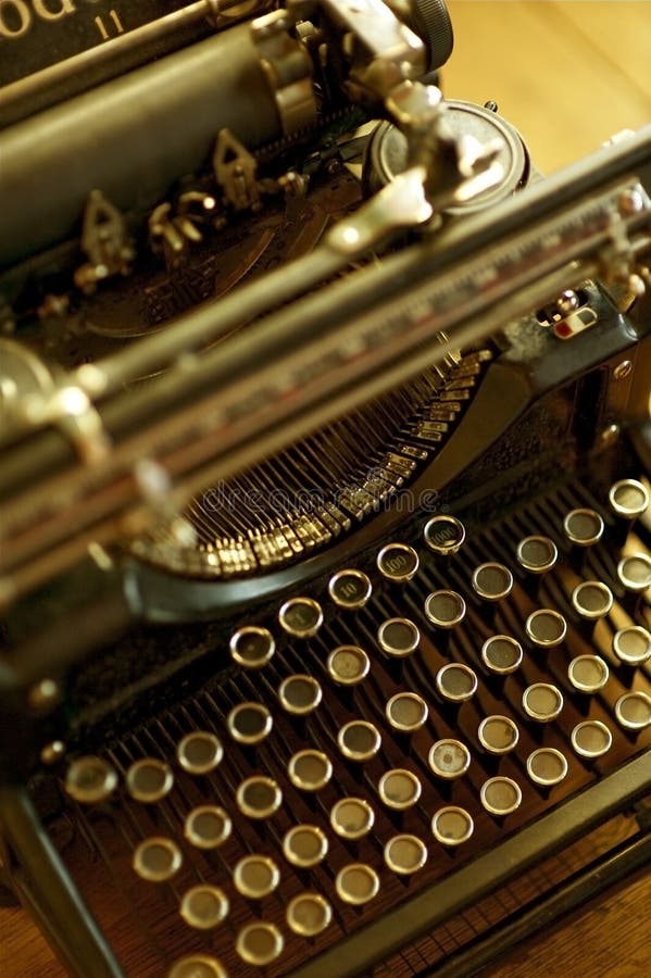 Old Typewriter Machine stock image. Image of writing - 24165359