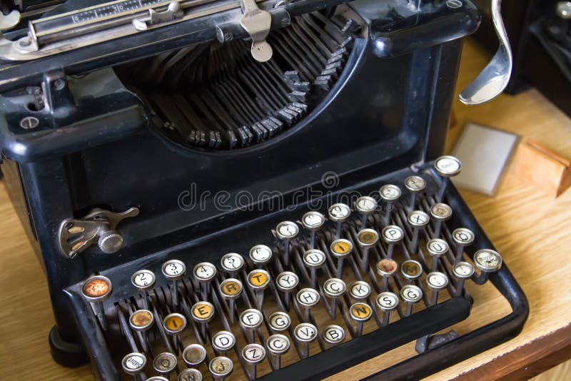 Old Typewriter Machine stock image. Image of machine - 49646663