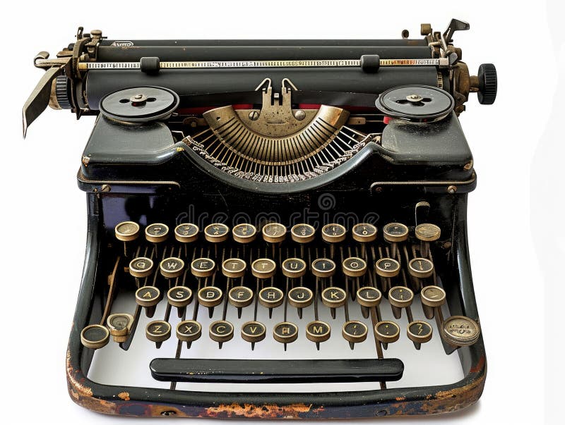 An Old Typewriter with Many Different Types of Keys Stock Image - Image ... An Old Typewriter with Many Different Types of Keys Stock Image - Image ...