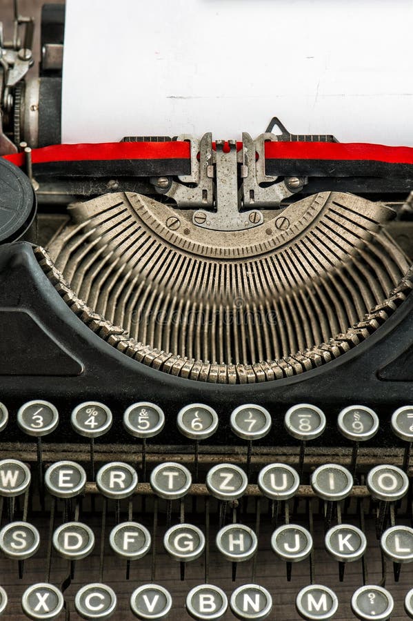 Old Typewriter with Space for Your Text Stock Photo - Image of print ...