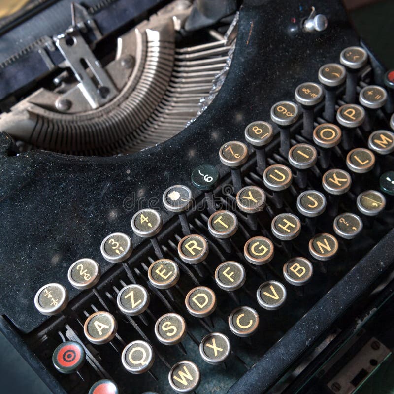 Vintage typing stock photo. Image of technology, mechanical - 26824076