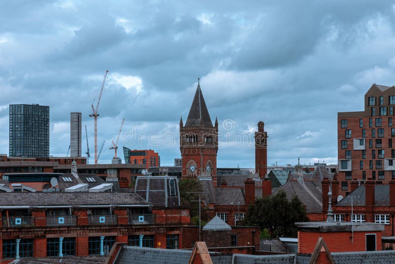 Old, Typical Buildings of Manchester Editorial Photo - Image of ...