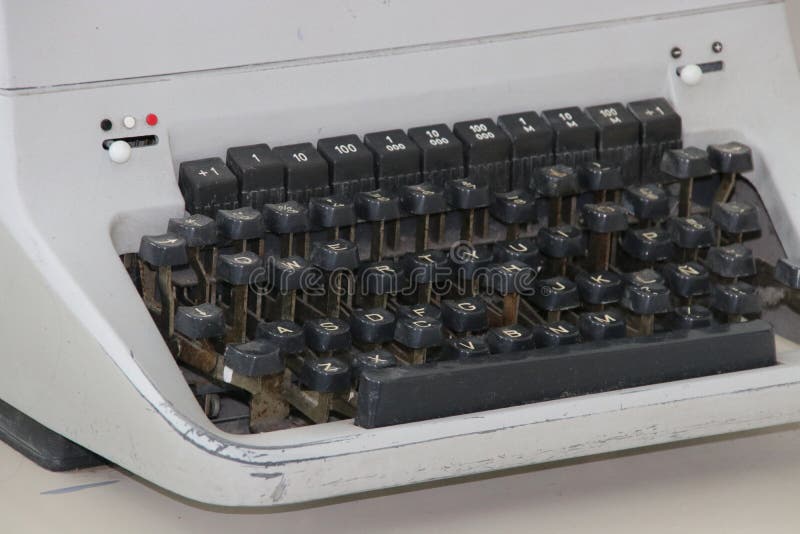 An old typing machine stock image. Image of antique - 134001819