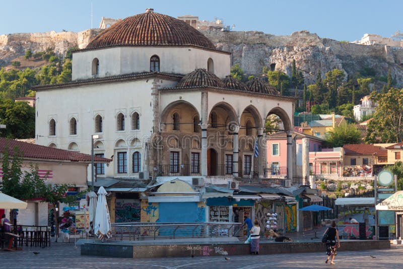 Tzistarakis Ottoman Mosque in Athens, Greece Editorial Photography ...