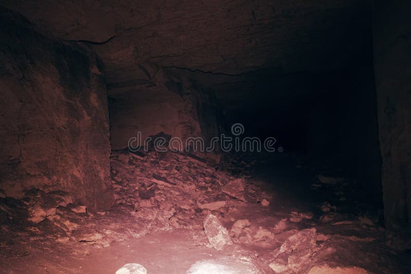 Old underground passage stock image. Image of ruin, paths - 141986627