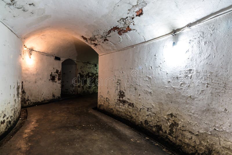 Old underground tunnel stock image. Image of abandon - 71114265