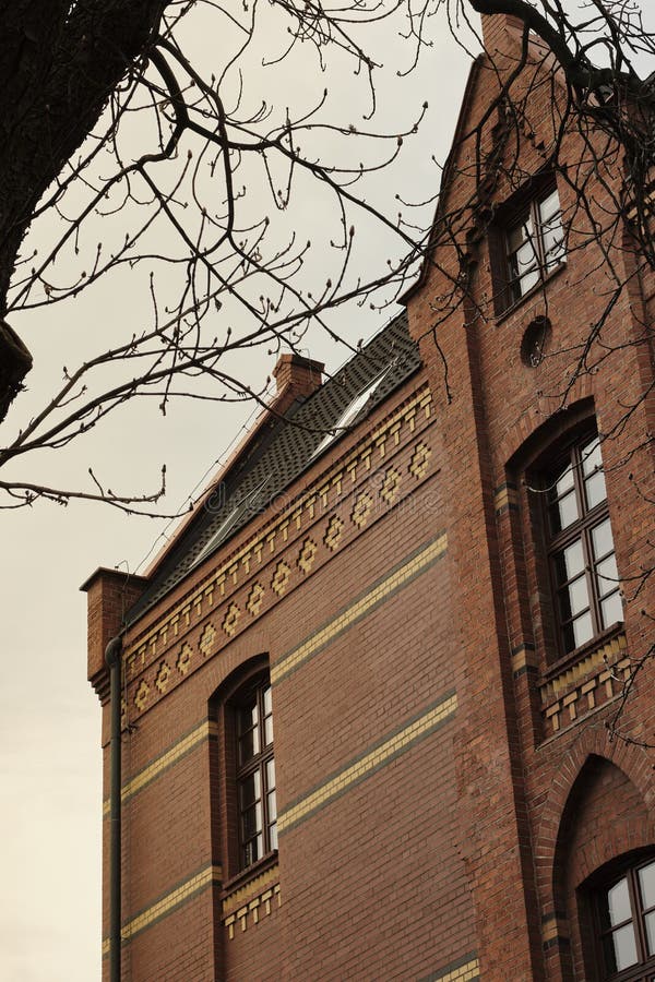 Old University Building in Opole Stock Photo - Image of orange ...