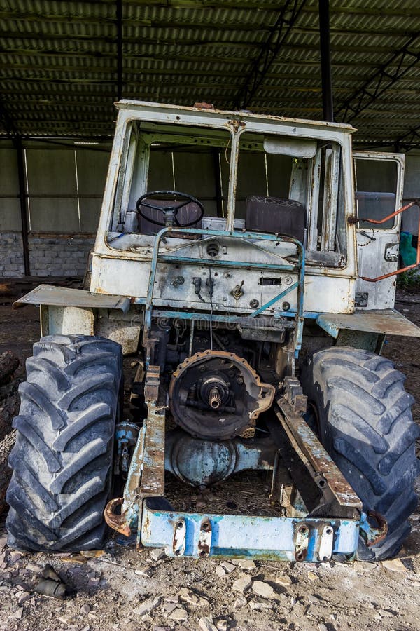 Old unused tractor stock photo. Image of equipment, abandoned - 99771552
