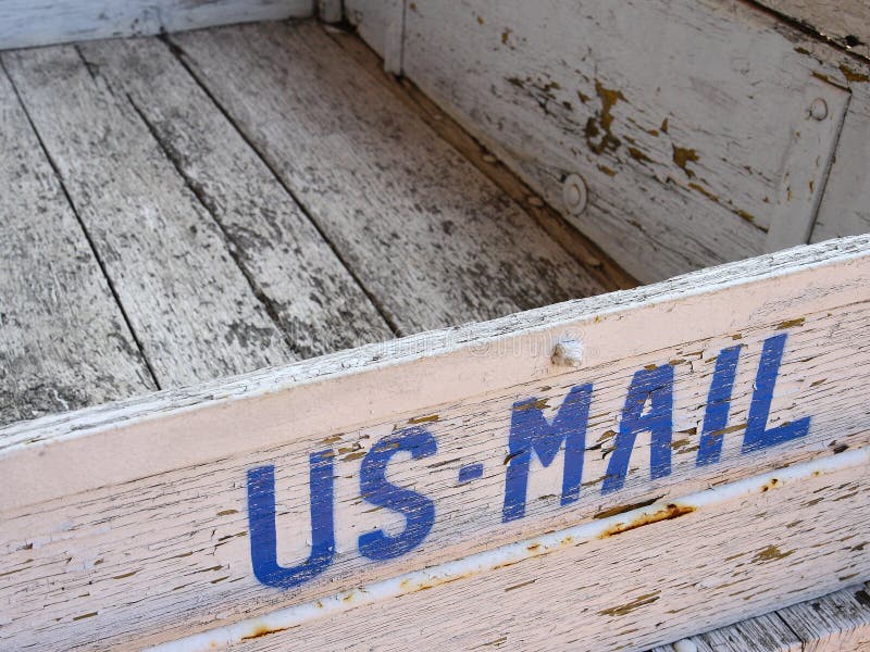 Old US mail box stock photo. Image of mail, antique, diagonal - 3579026