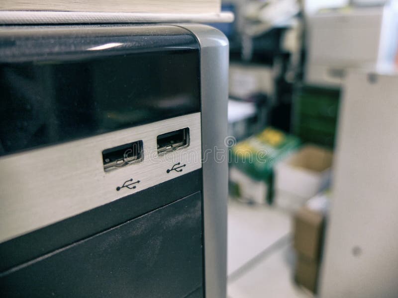 The old USB port stock photo. Image of connect, storage - 141428798