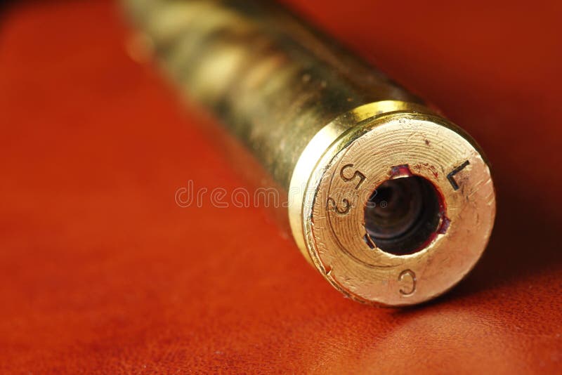 Bullet shell scene. stock image. Image of metal, damaged - 118615439