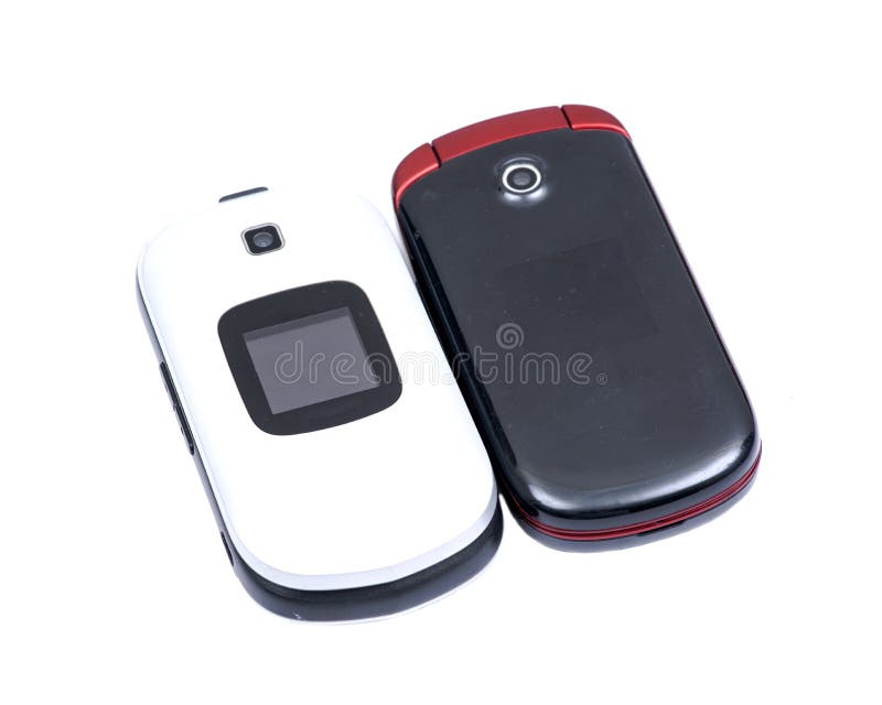 Old Used Flip Cell Phone Isolated on White Stock Image - Image of dial ... Old Used Flip Cell Phone Isolated on White Stock Image - Image of dial ...