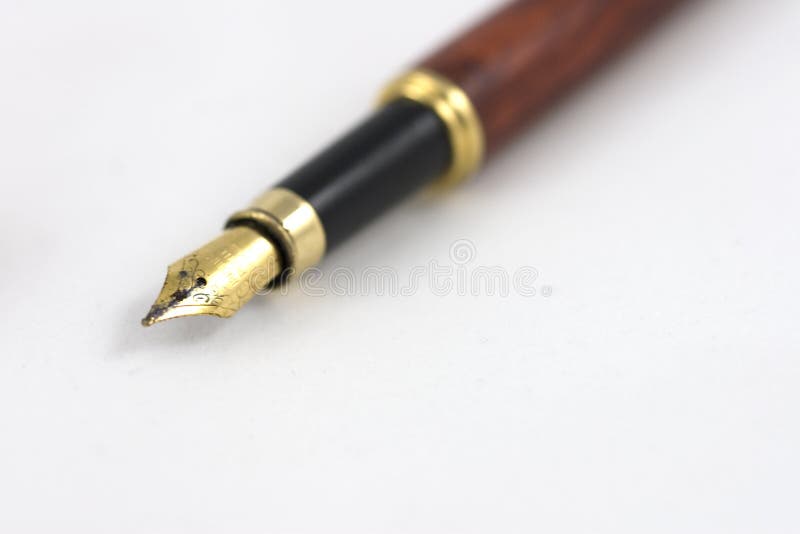 Fountain Writing Pens stock photo. Image of writing, quill - 9864990