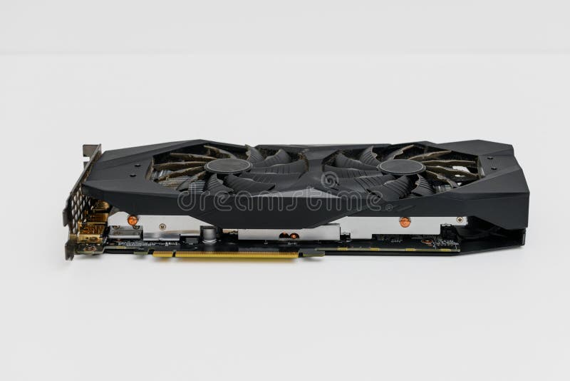 Graphics Card Modern Gaming Gpu Processing Unit Black Stock Photos ...