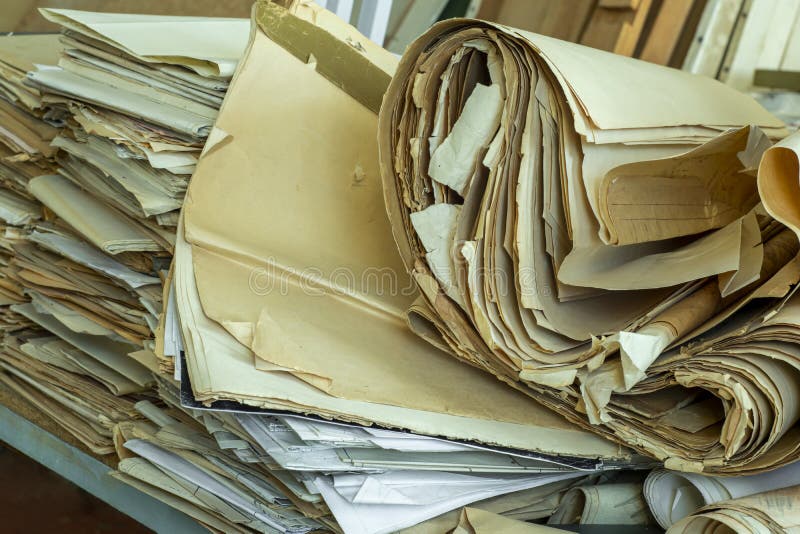 Old used paper. stock photo. Image of heap, relief, statue - 269202072