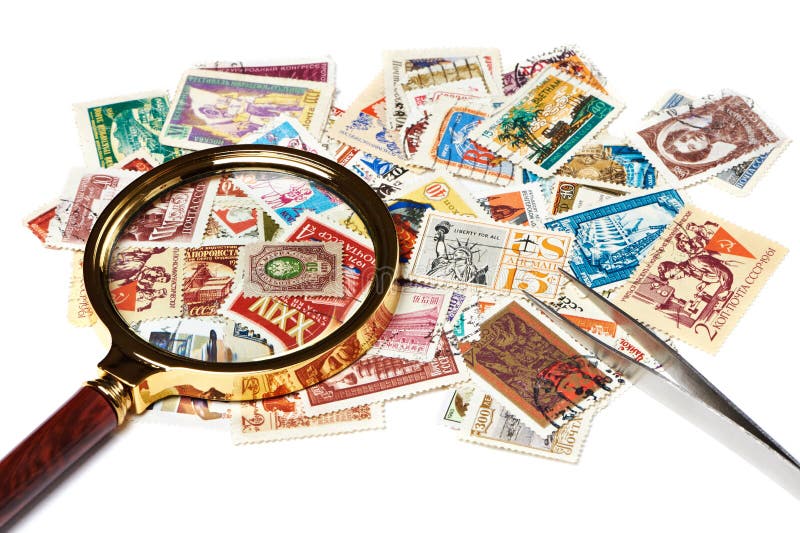 Old used postage stamps editorial photo. Image of diverse - 60862986