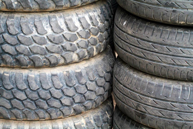 Old used tire stock image. Image of wheel, tire, leak - 53938411