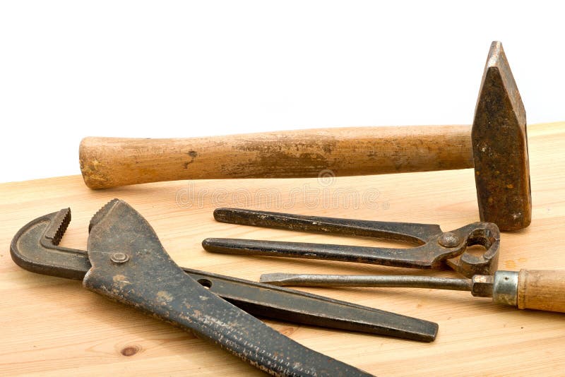 Old used tools stock photo. Image of handicraft, rusty - 37459766