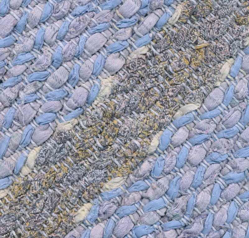 Closeup of Old Worn-out Rag Rug Stock Photo - Image of scandinavian ...