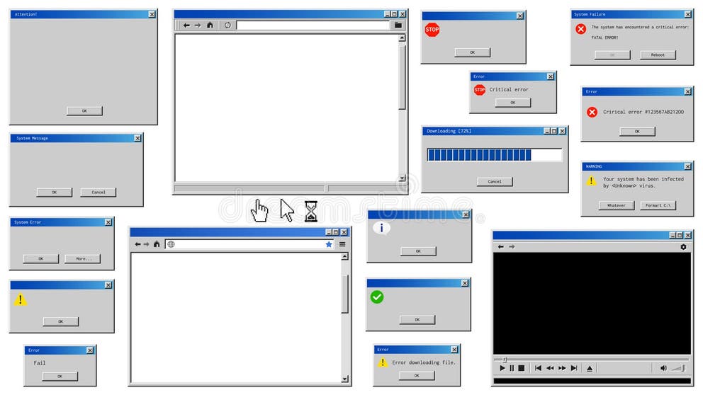Retro Browser Window Stock Illustrations – 1,161 Retro Browser Window Stock Illustrations ...
