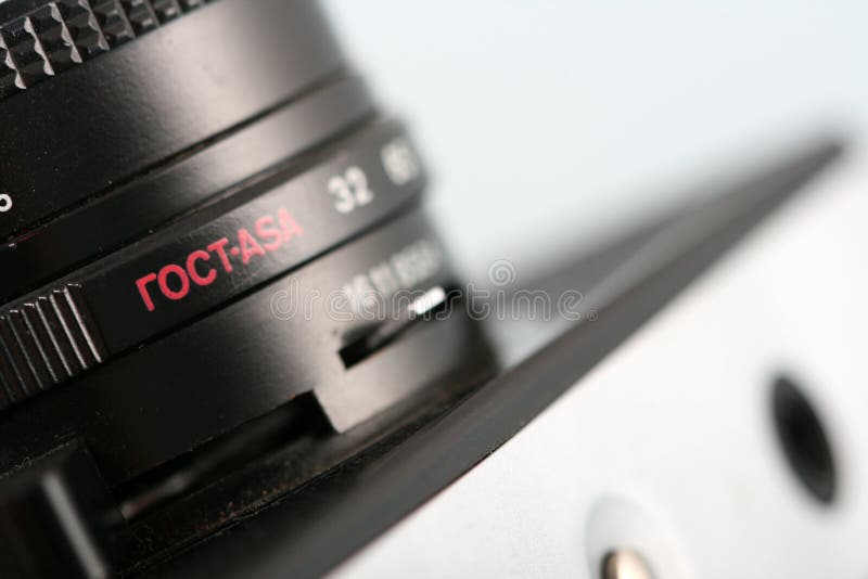 Old USSR Camera Lens, Details Stock Image - Image of detail ...