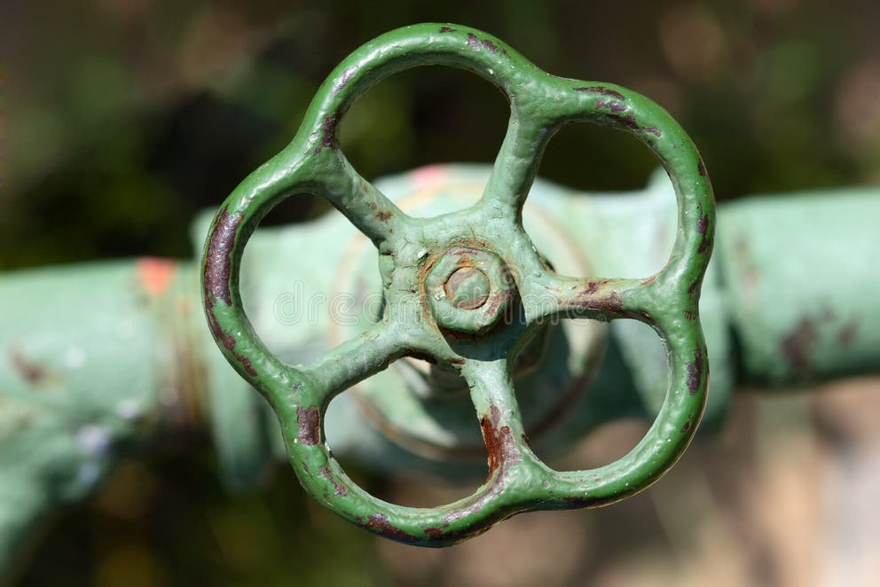 Old valve stock image. Image of liquid, hose, valve, wheels - 2697077
