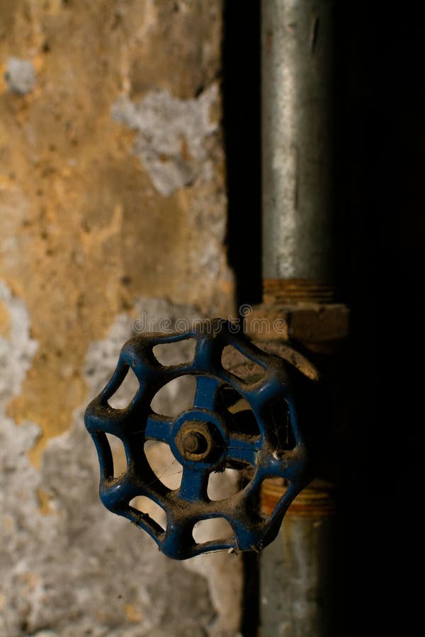 Old valve stock image. Image of basement, rust, closeup - 153693945