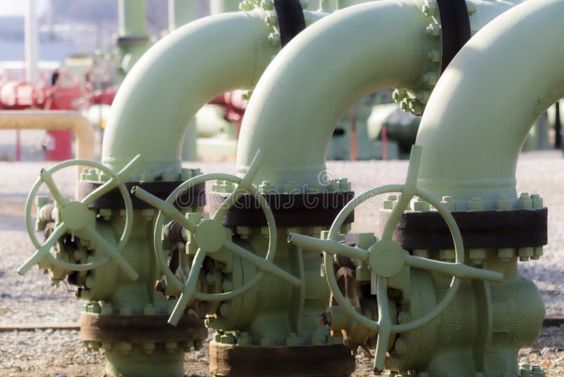 Old Pipeline Valves VI stock photo. Image of production - 168846870