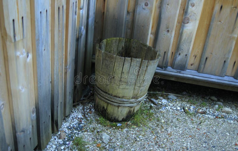 Old vat for water stock image. Image of design, water - 60466625