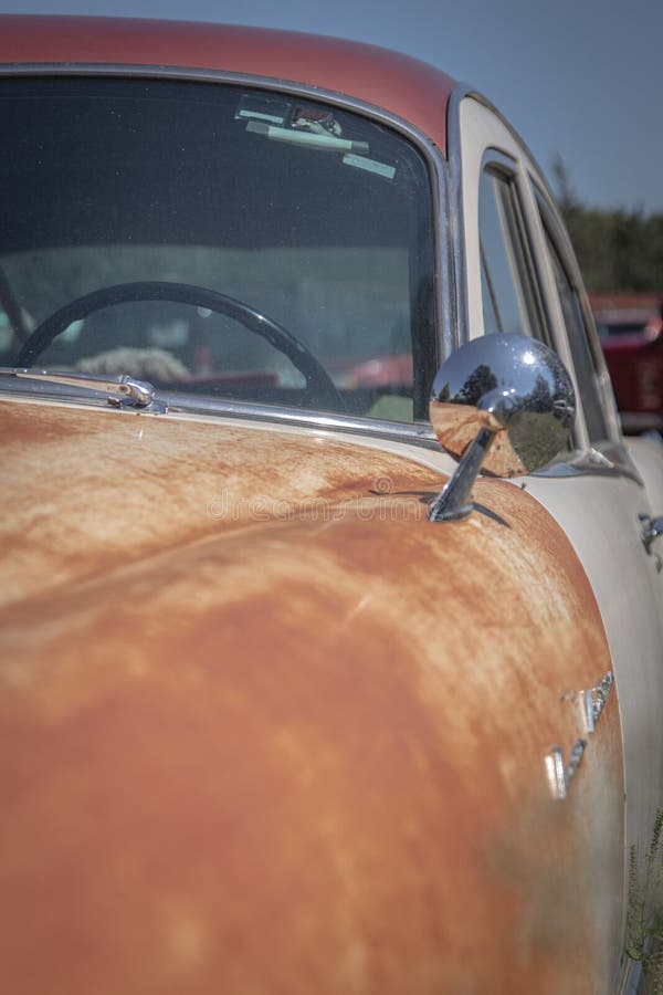 Old Vehicle in the Junkyard Rusting Stock Photo - Image of abandoned ...