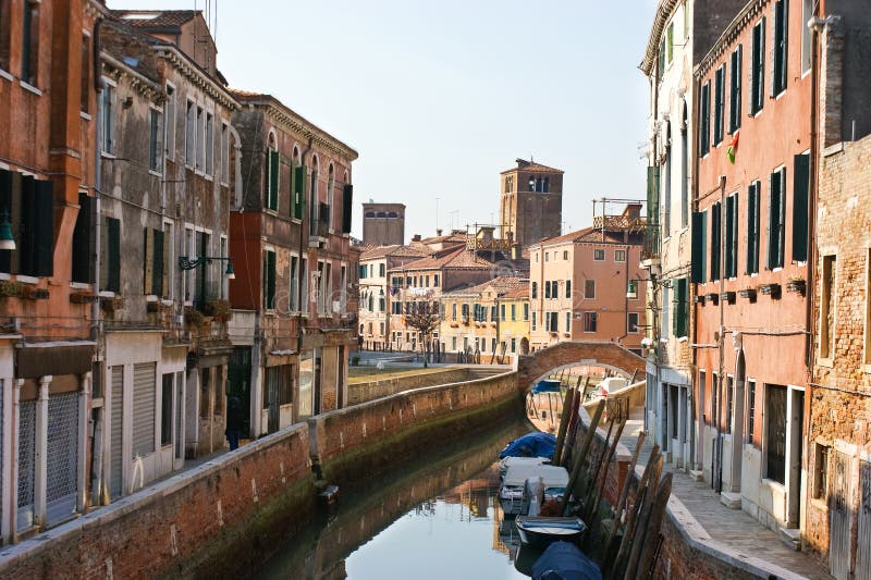 The old Venice stock photo. Image of medieval, channel - 32967658