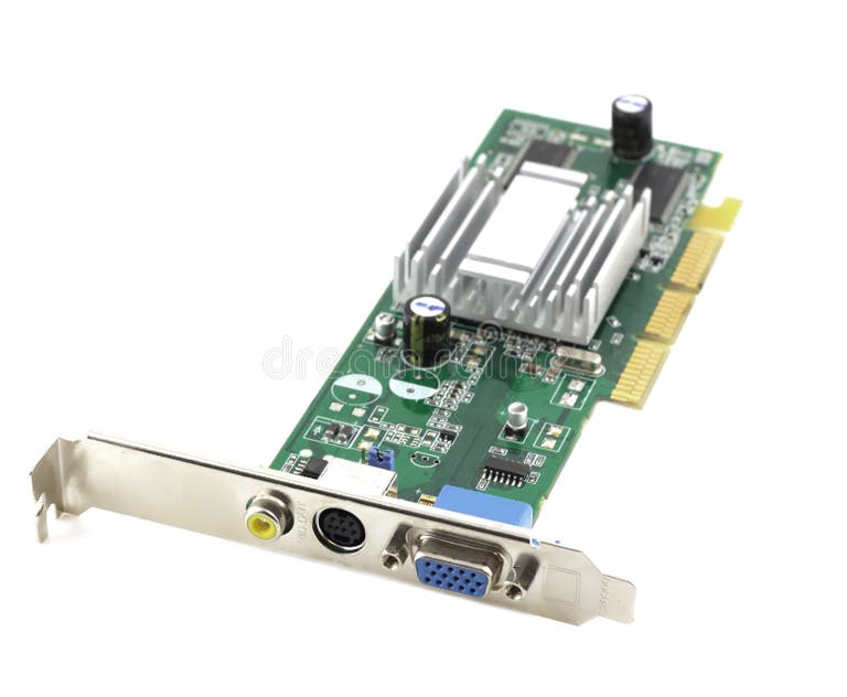 Old VGA adapter stock image. Image of card, peripheral - 17855835