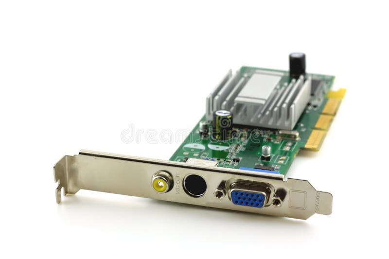 Old VGA board stock photo. Image of communications, electrical - 14771332