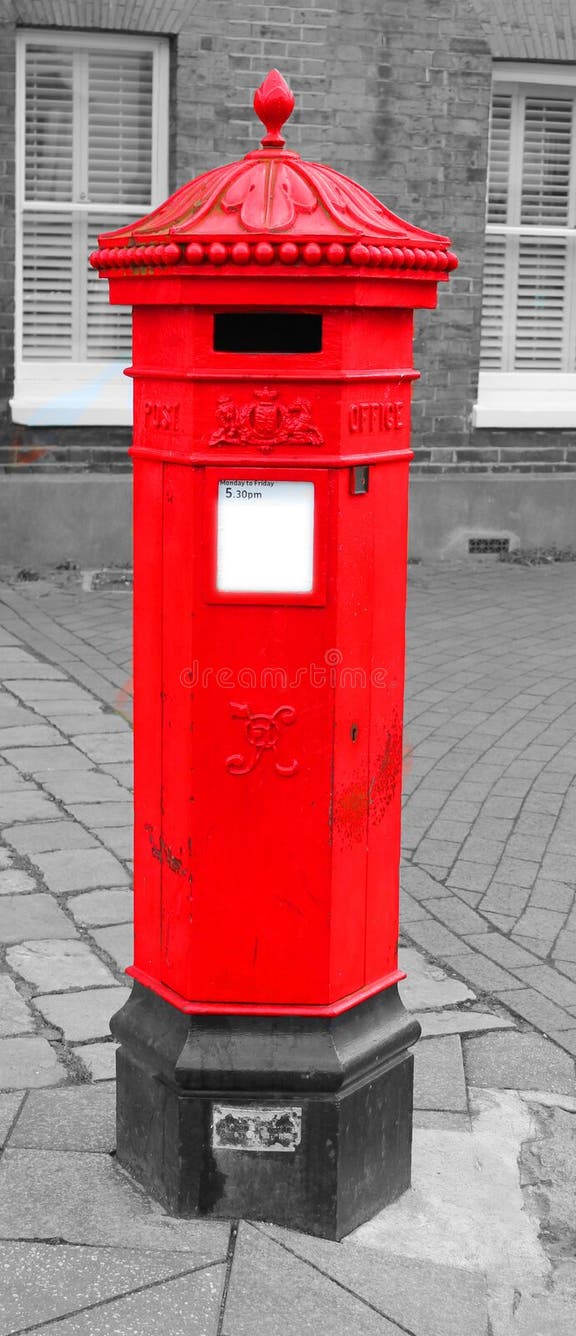 Old Victorian Post Box editorial stock image. Image of woman - 23510089