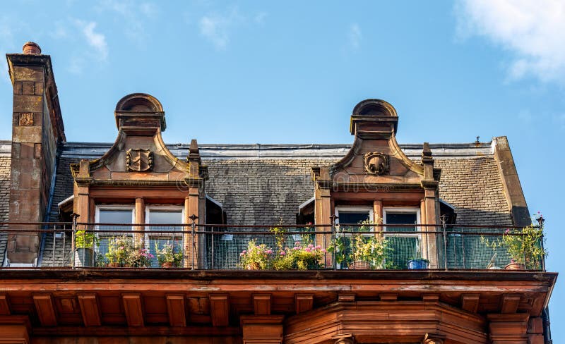 Old Victorian Tenement Flat in Glasgow, Scotland Stock Image - Image of ...