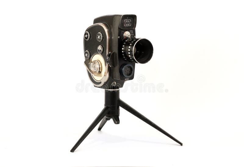 Old video camera stock image. Image of objective, professional - 27793133